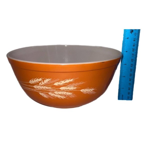 Pyrex | Kitchen | Vintage Pyrex Autumn Wheat Harvest Mixing Bowl 43 ...